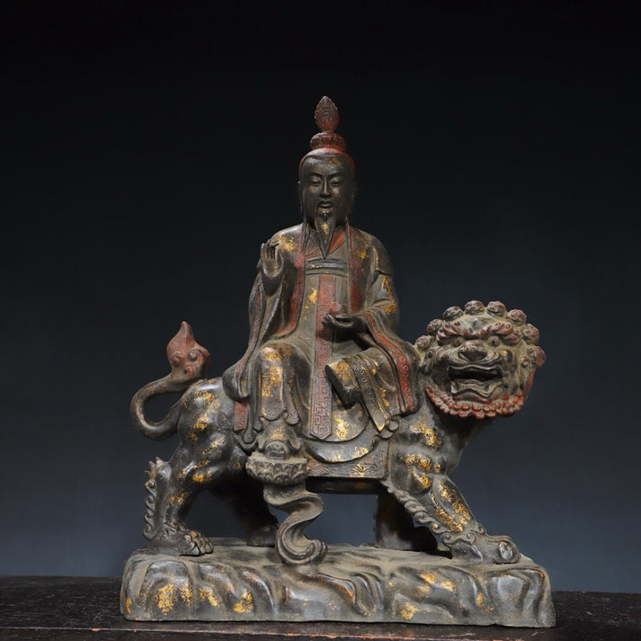 Pure copper Taiyi human statue – yuepingtrade