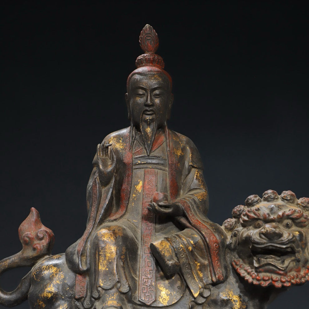 Pure copper Taiyi human statue – yuepingtrade
