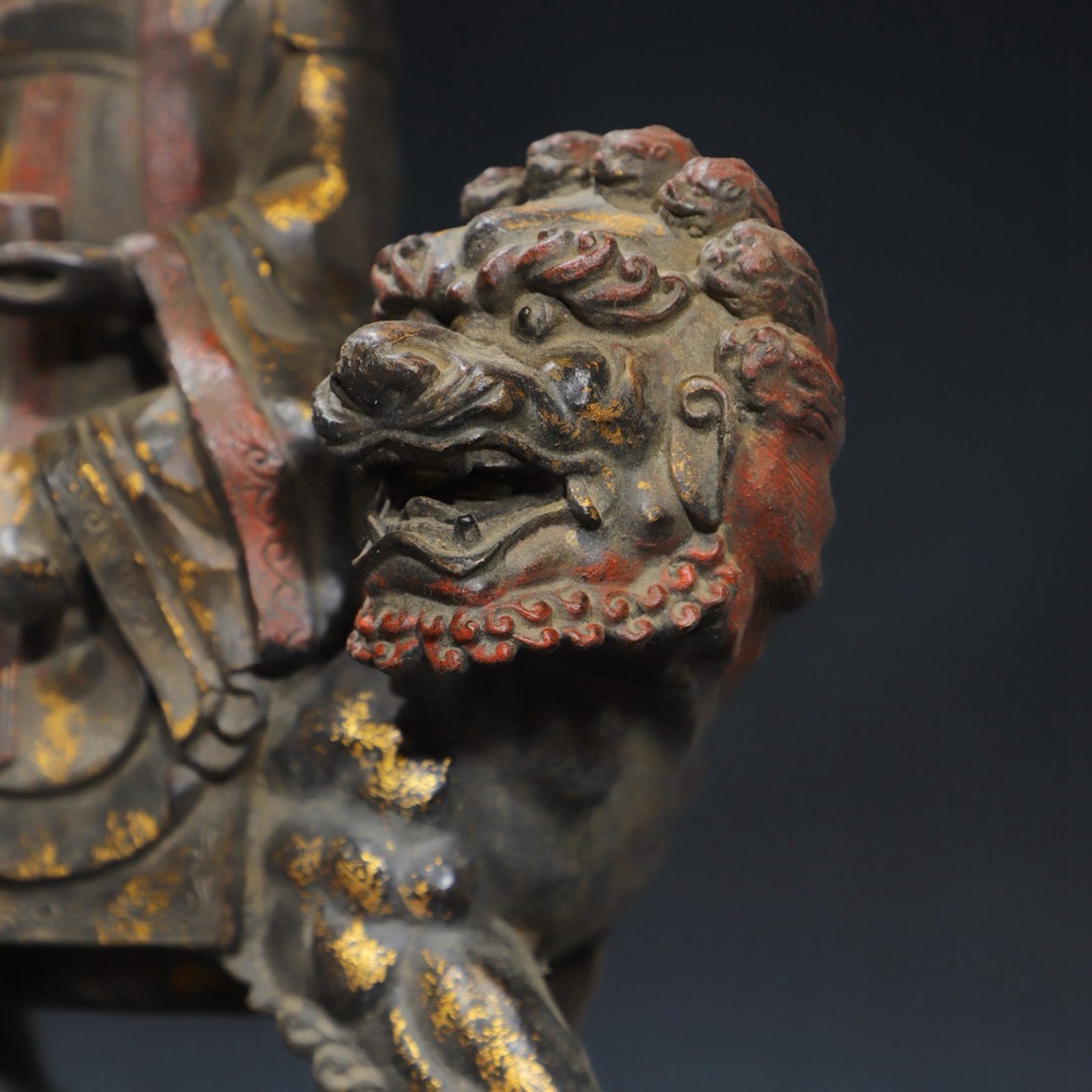Pure copper Taiyi human statue – yuepingtrade
